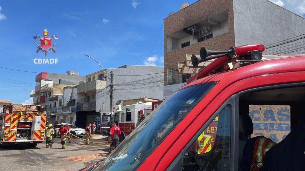Incêndio em apartamento no Riacho Fundo II deixa morador ferido e mata ...